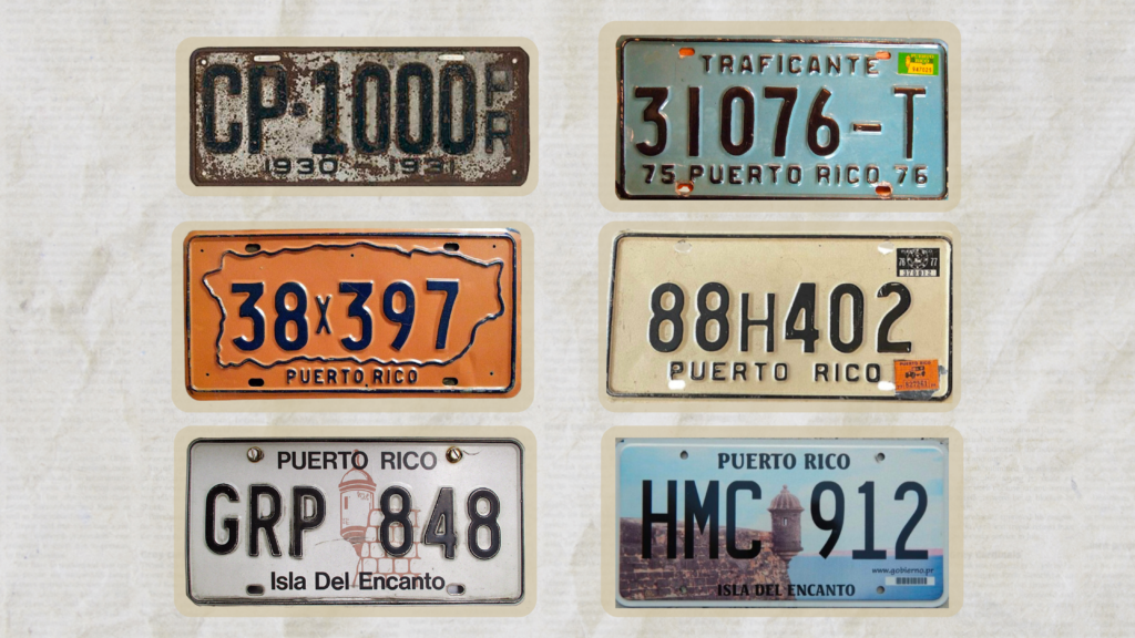 La historia y evolución de las tablillas de carros en Puerto Rico ...